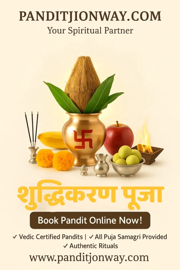 Shuddhikaran Puja - Book Pandit Online For Shuddhikaran Puja