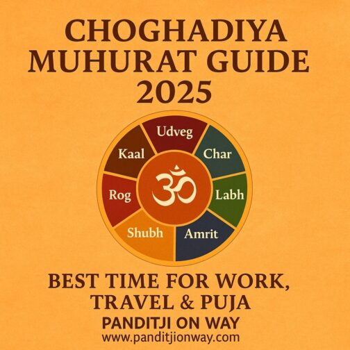 Choghadiya Muhurat Guide 2025 – Best Time for Work, Travel & Puja