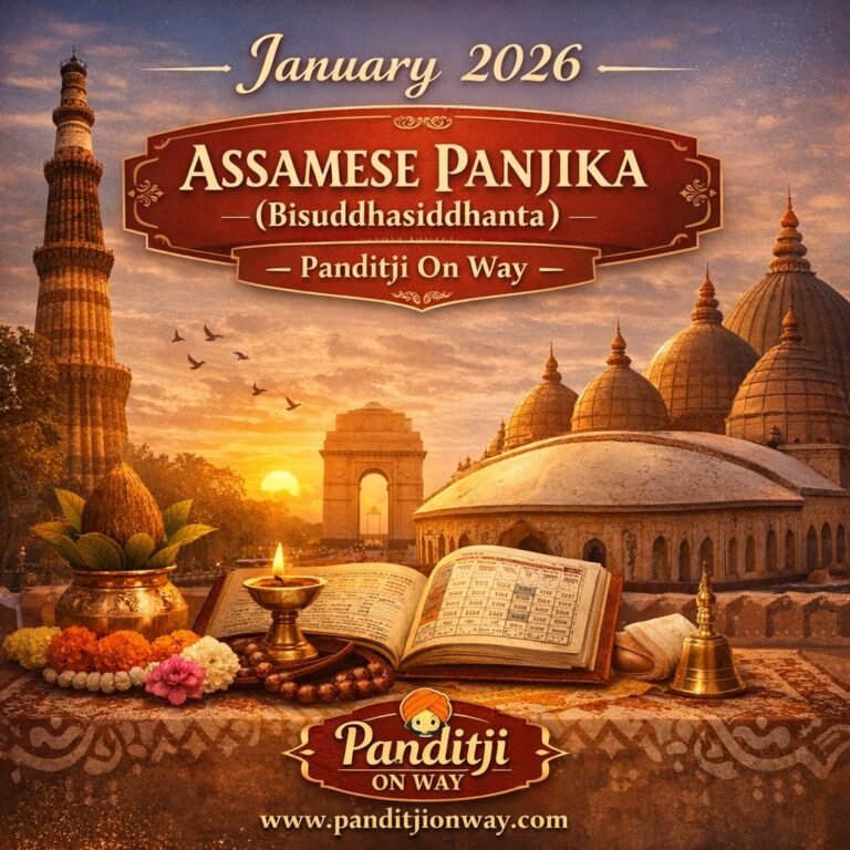 Complete January 2026 Assamese Panjika (Bisuddhasiddhanta)