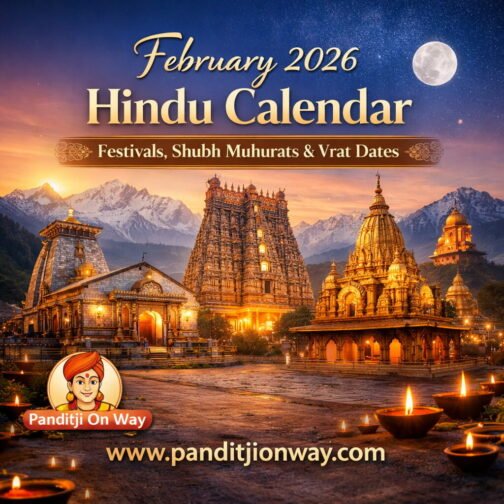 February 2026 Hindu Calendar: Festivals, Shubh Muhurats & Vrat Dates