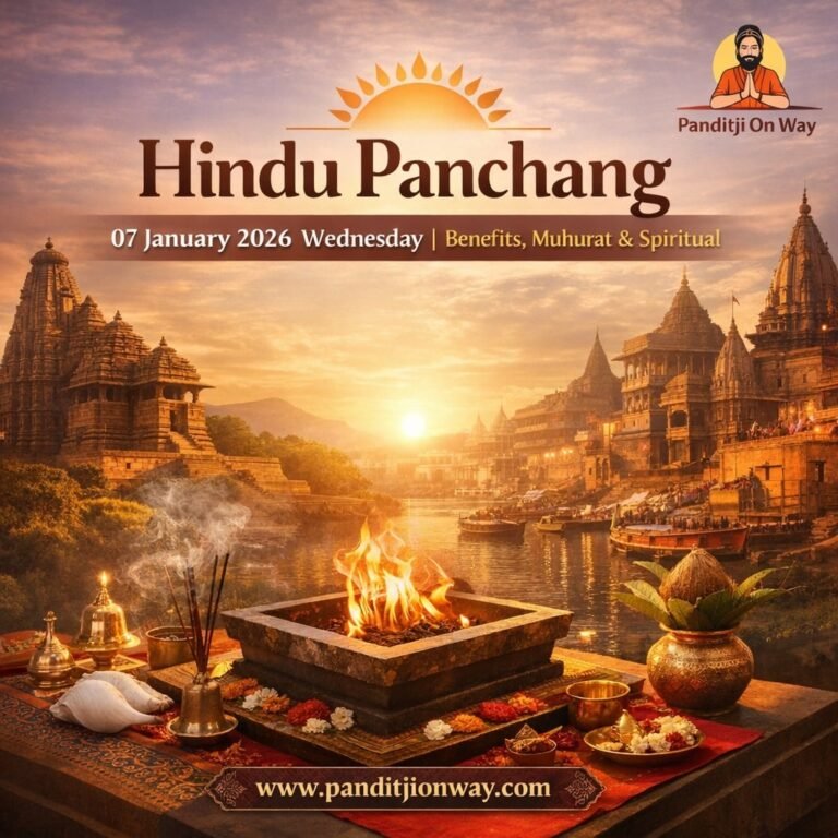 Hindu Calendar January 2026 - Panditji on way