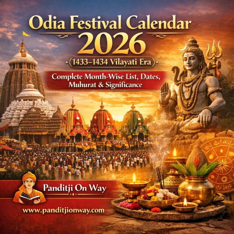 Complete Odia Festival Calendar 2026 – Month Wise Dates & Tithi List