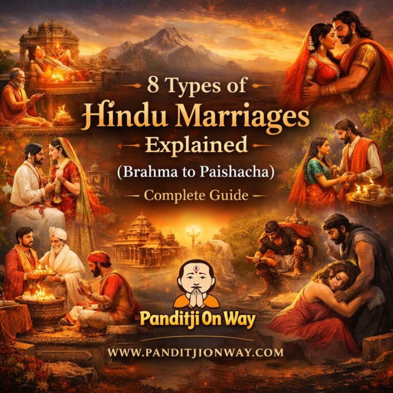 8 Types of Hindu Marriages Explained (Brahma to Paishacha) – Complete Guide